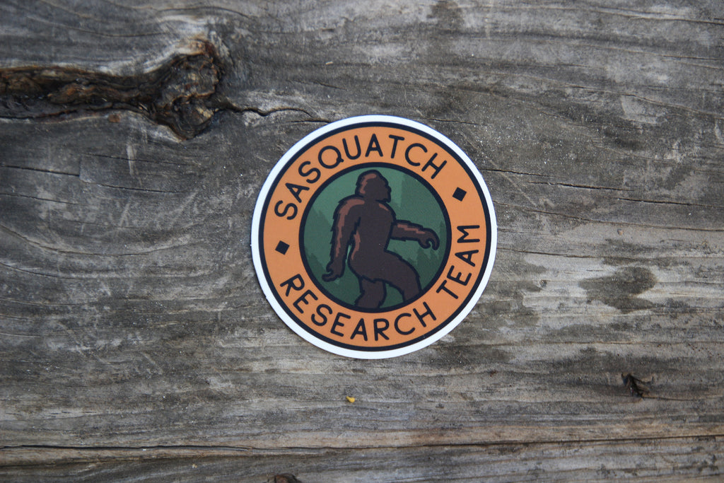 Sasquatch Research Team Bigfoot Sticker – Squatchy.com