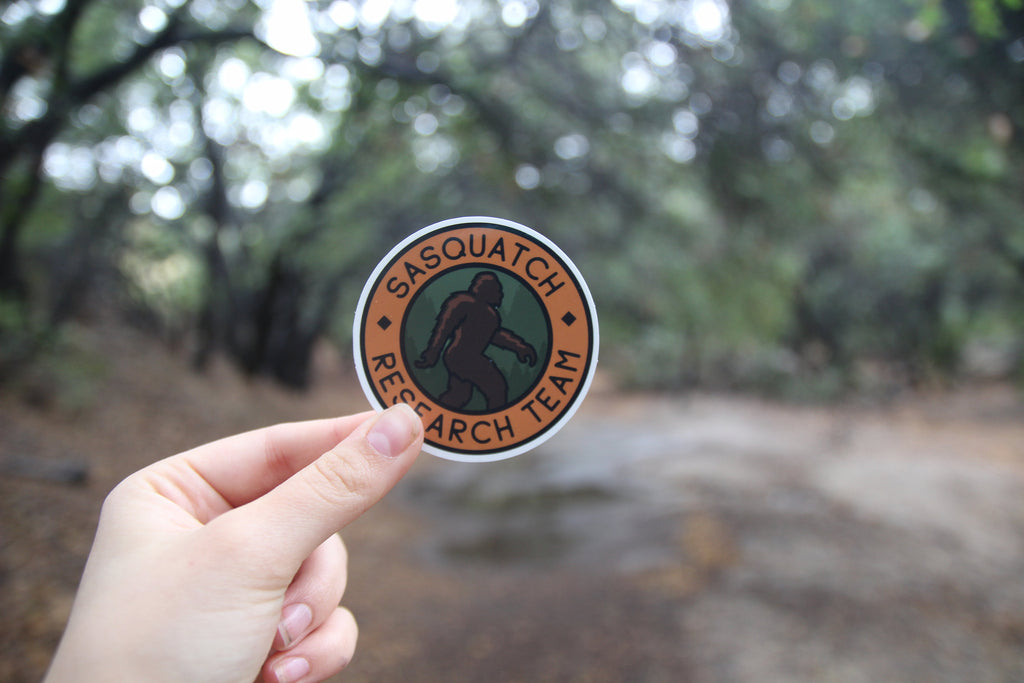 Sasquatch Research Team Bigfoot Sticker – Squatchy.com